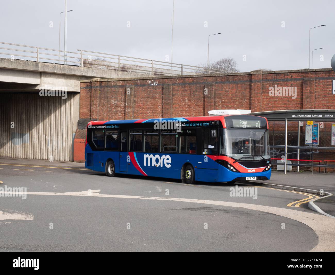 Morebus Enviro 200 single deck bus at Bournemouth Interchange Stock ...