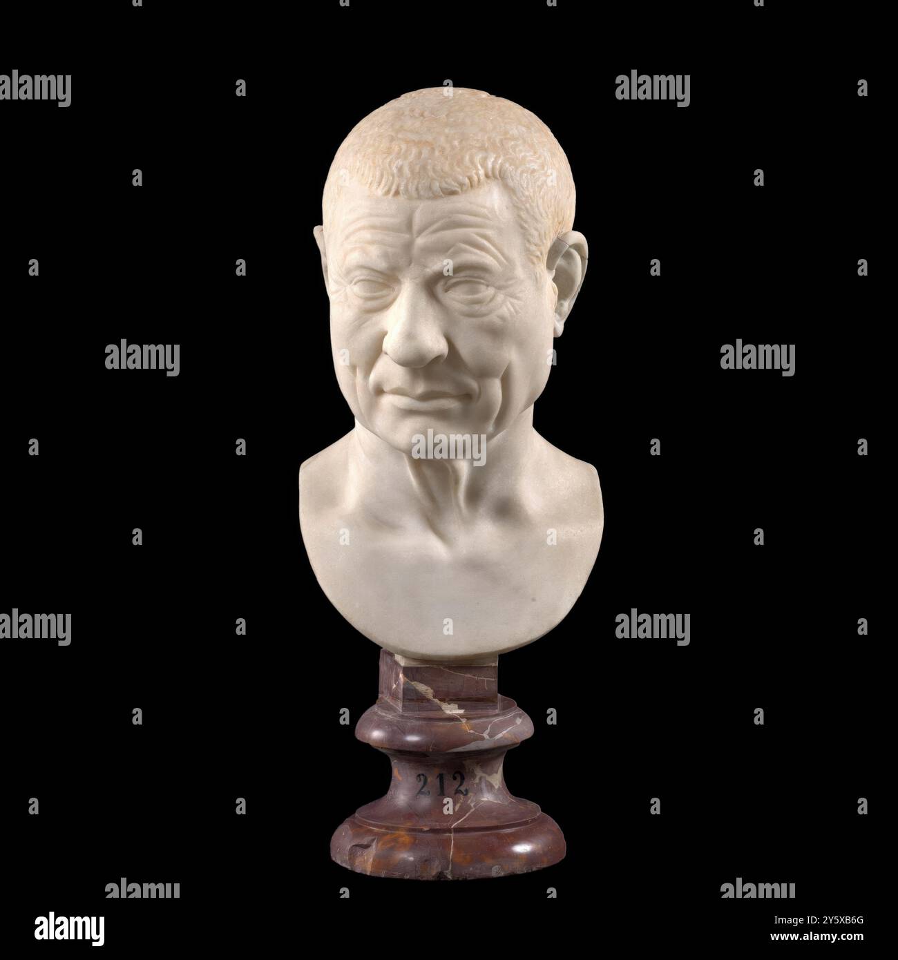 Roman Sculptor / 'Roman Man'. I century. White marble, Limestone ...