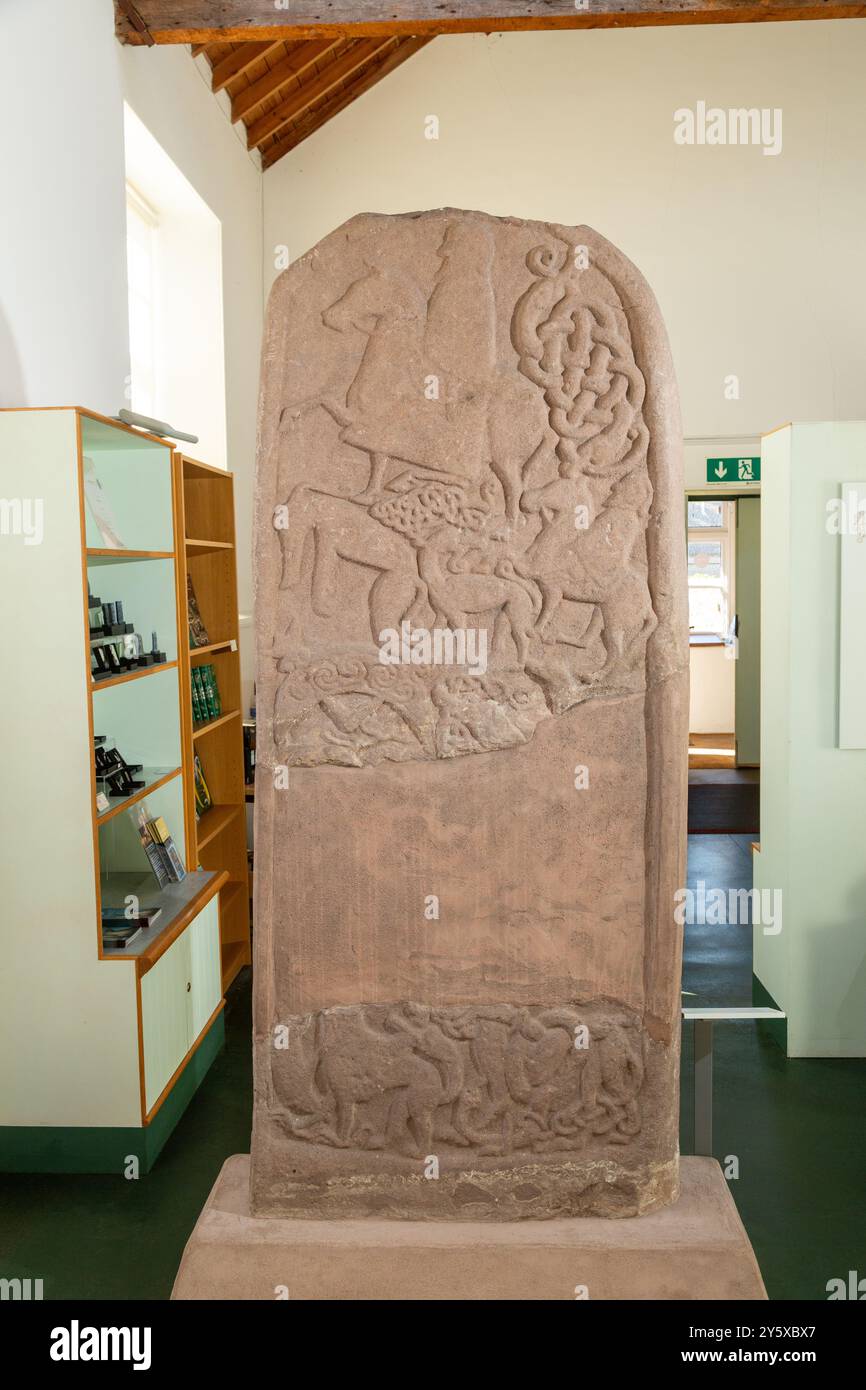 Pictish stones on display at Meigle Sculptured Stone Museum, Meigle ...