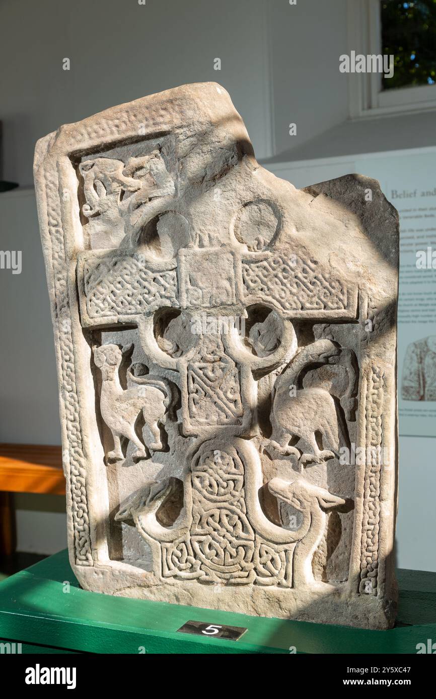 Pictish stones on display at Meigle Sculptured Stone Museum, Meigle ...