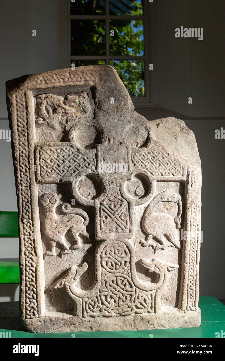 Pictish stones on display at Meigle Sculptured Stone Museum, Meigle ...