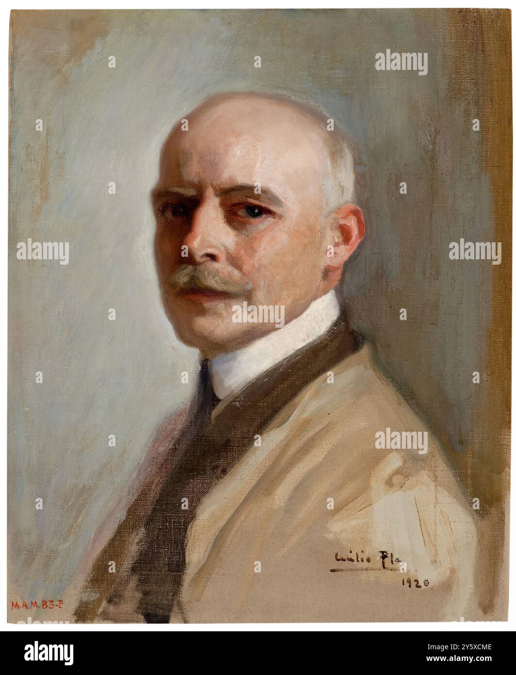 Cecilio Pla y Gallardo / 'Self-Portrait'. 1920. Oil on canvas. Museum ...