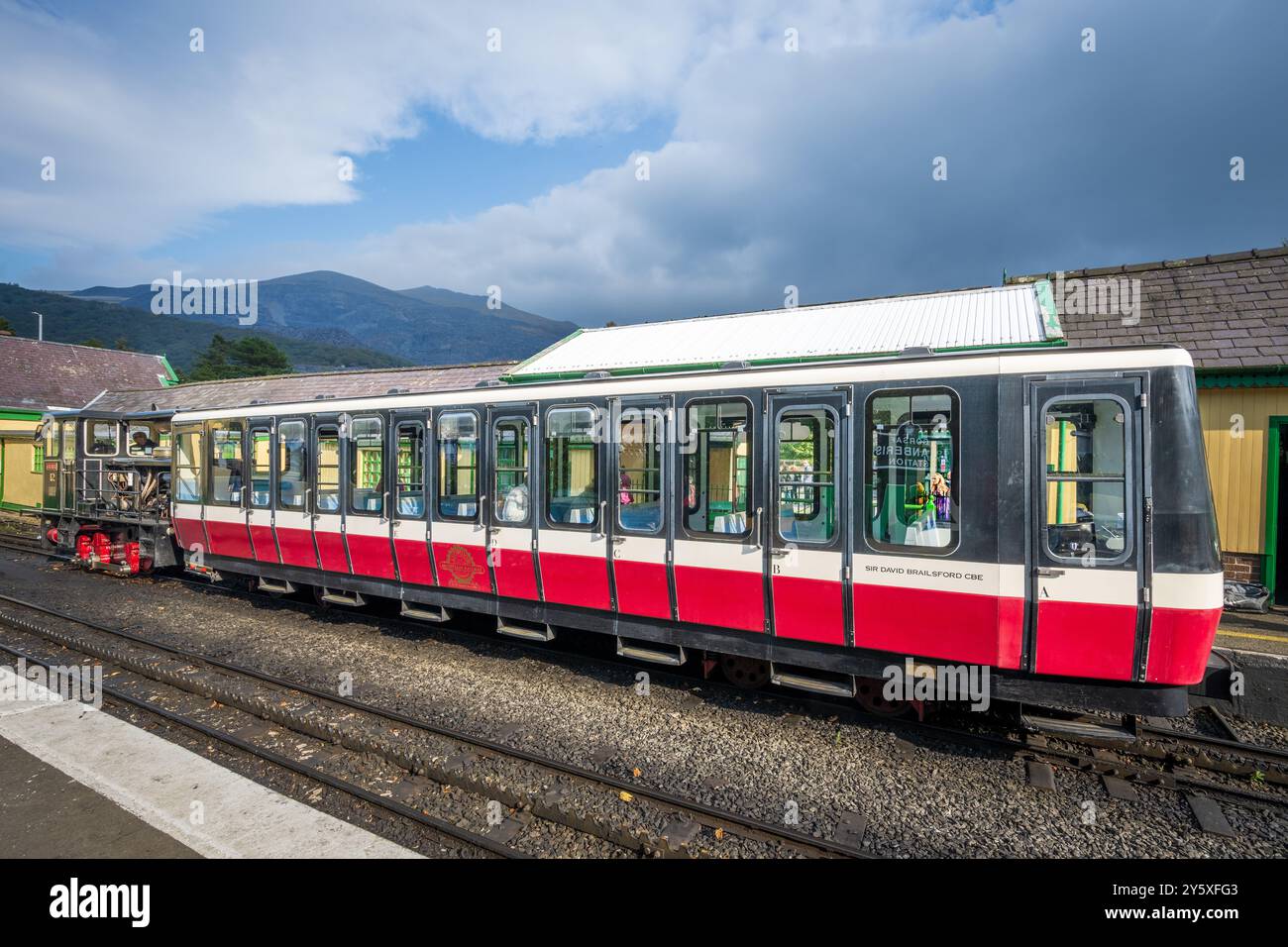 Ruston diesel locomotive named George at Llanberis station on the ...