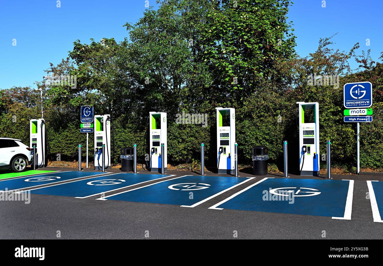 Electric vehicle charging points Stock Photo - Alamy