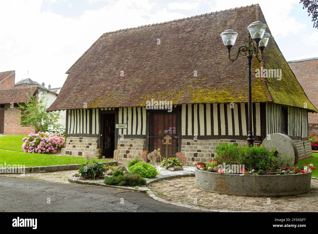 Parc Mondory the wine cellar a half timbered traditional normandy house ...