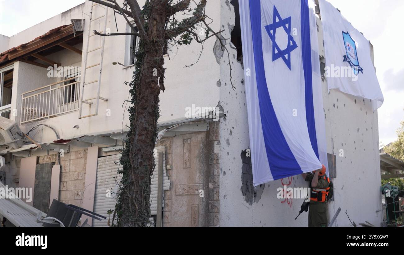 KIRYAT BIALIK, ISRAEL - SEPTEMBER 22: A member of the front home ...
