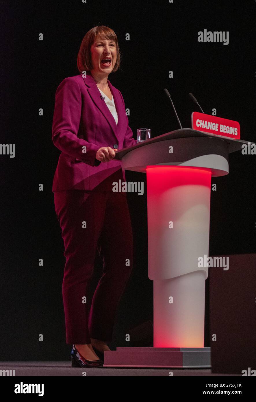 Liverpool, UK. 23rd Sep, 2024. Rachel Reeves Chancellor, member of ...