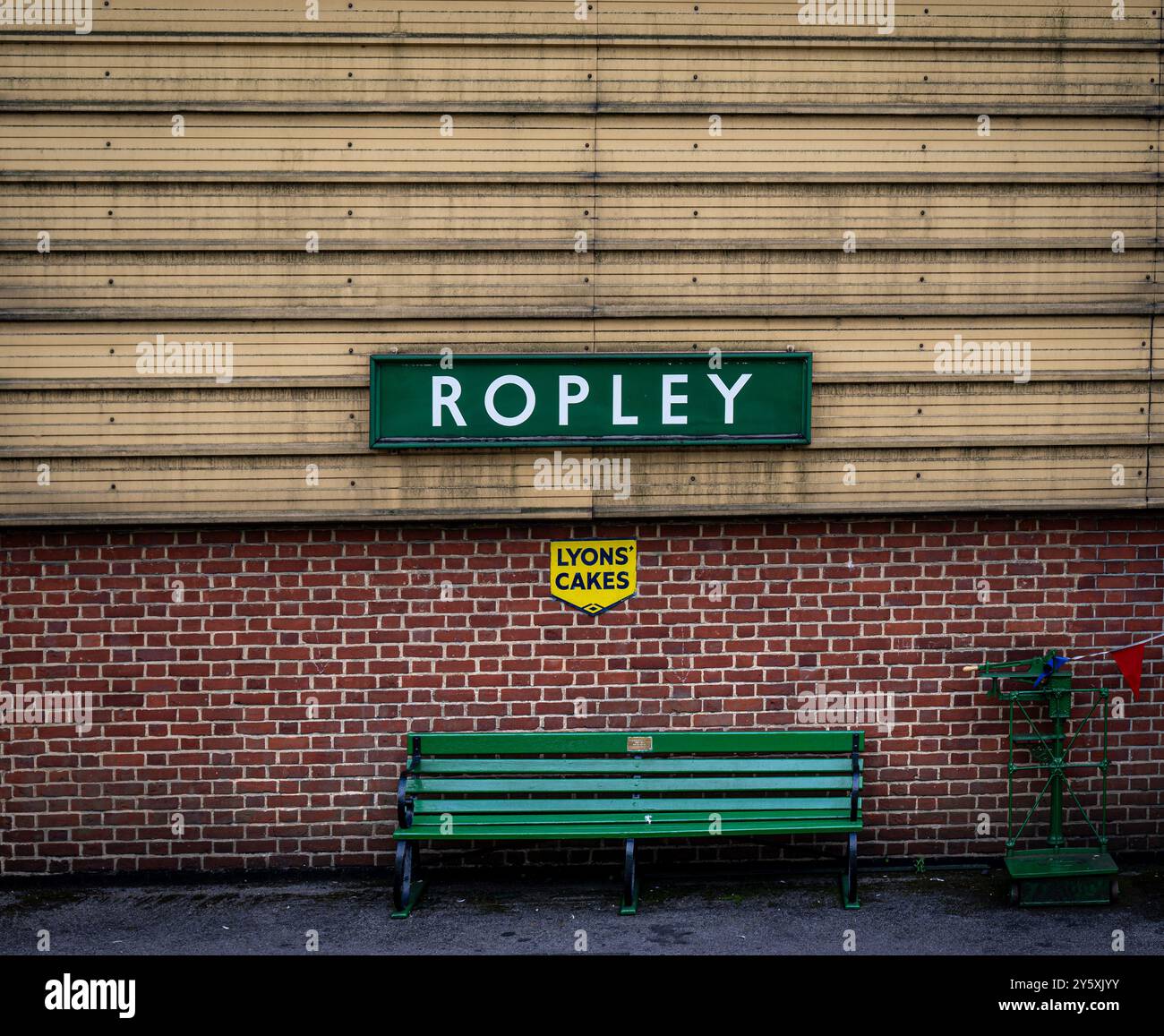 Ropley station home of the Watercress line engineering works Stock ...