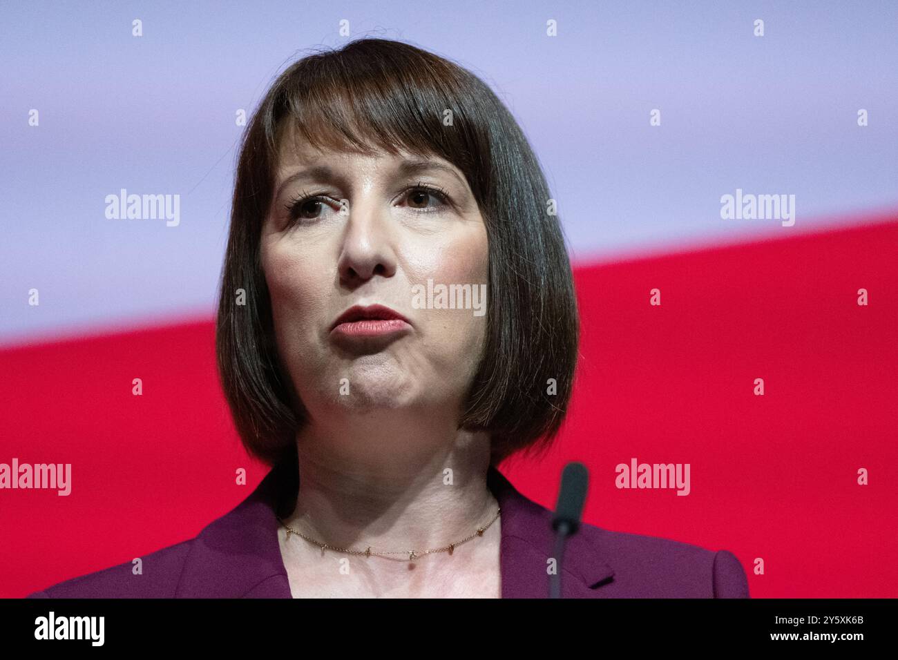 Rachel reeves looking glum in speech hi-res stock photography and ...
