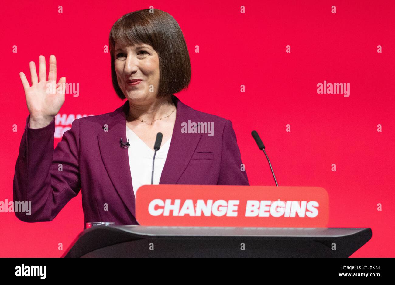 Liverpool, UK. 23rd Sep, 2024. Rachel Reeves Chancellor, member of ...