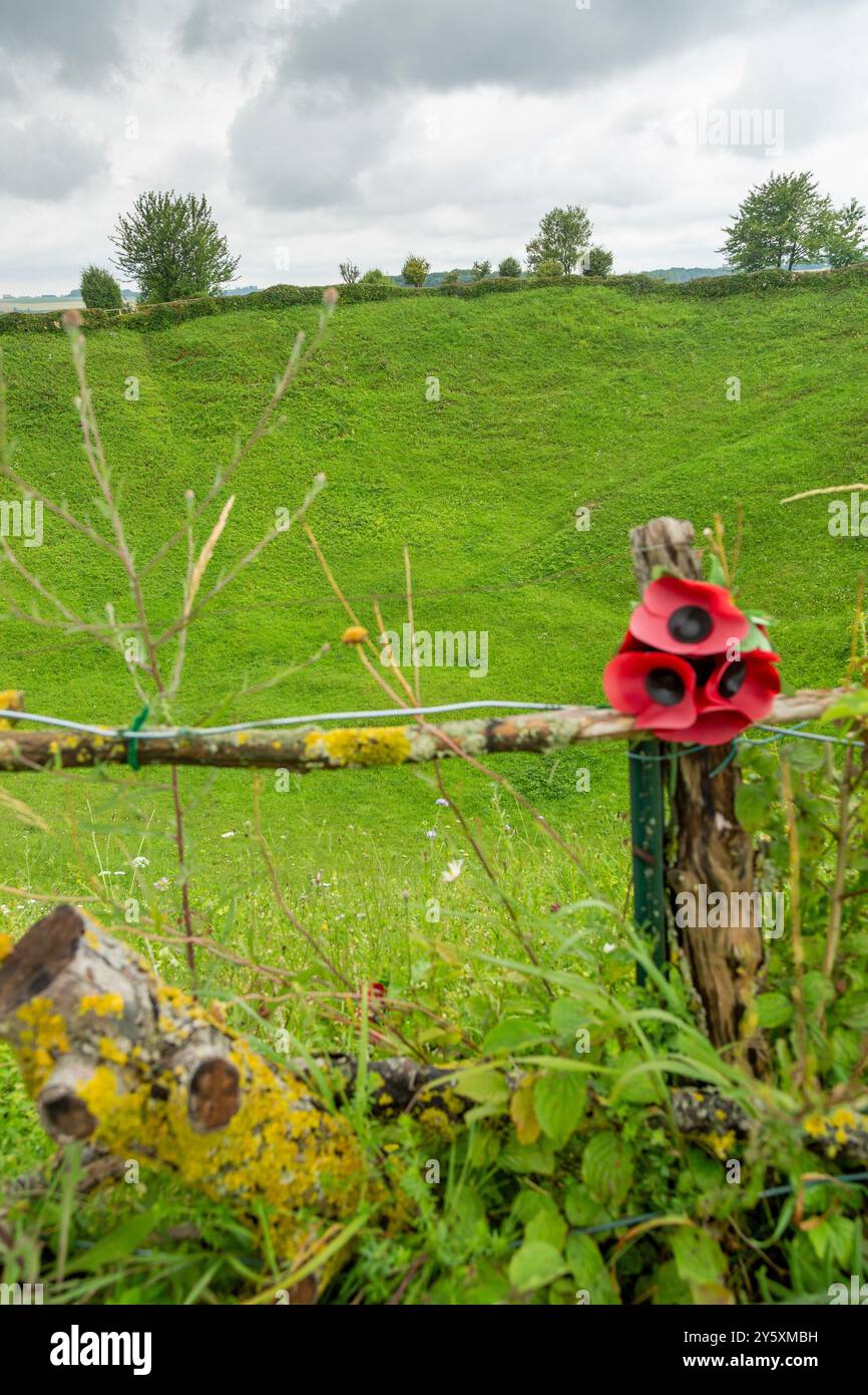 Lochnagar Crater created by an explosion planted by the British during ...