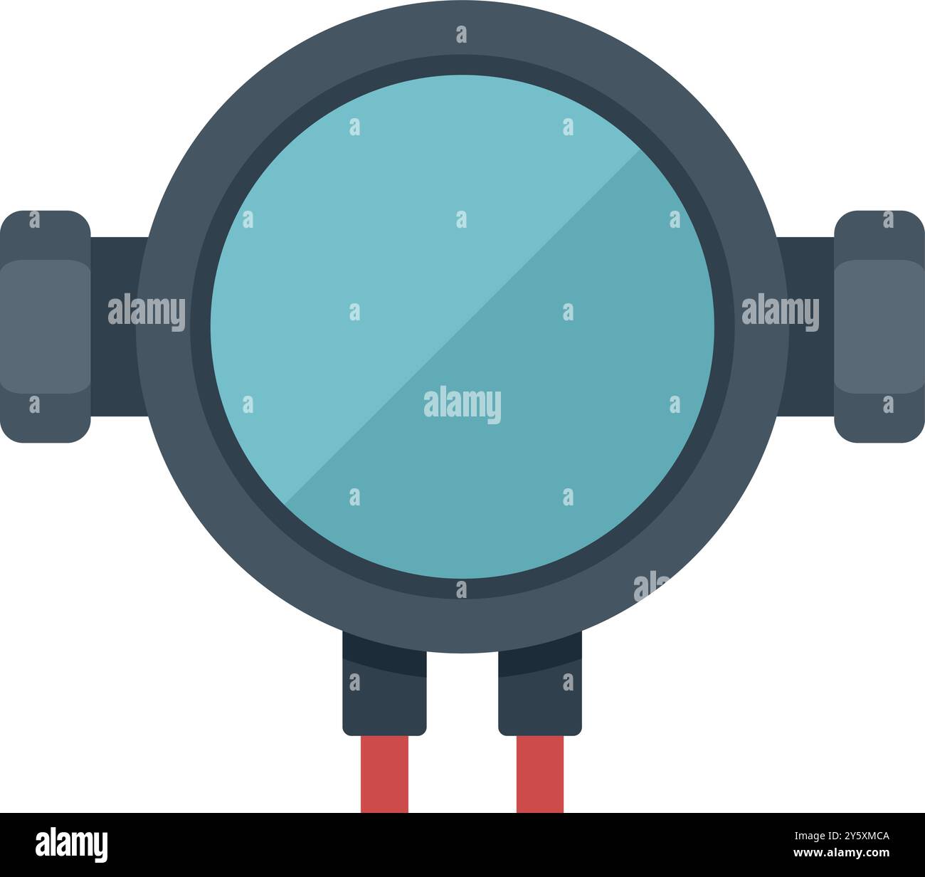 Water meter counter showing cubic meters consuming measuring device ...