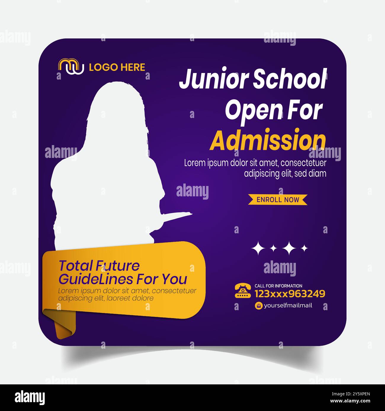 School post cover Stock Vector Images - Alamy