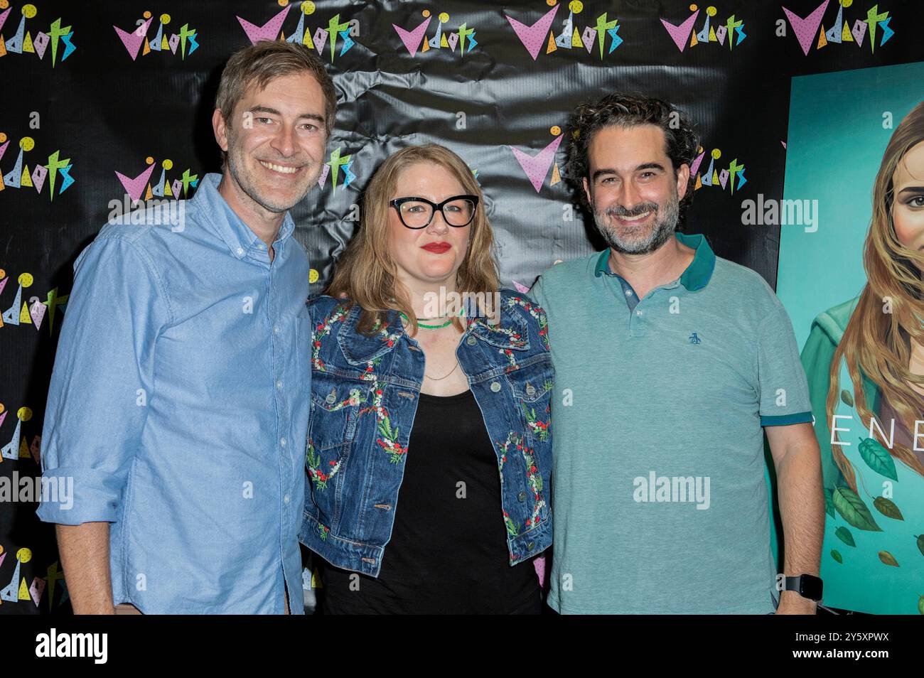 Mark Duplass, Mel Eslyn und Jay Duplass bei der Preview der Netflix Serie 'Penelope' im Vidiots ...