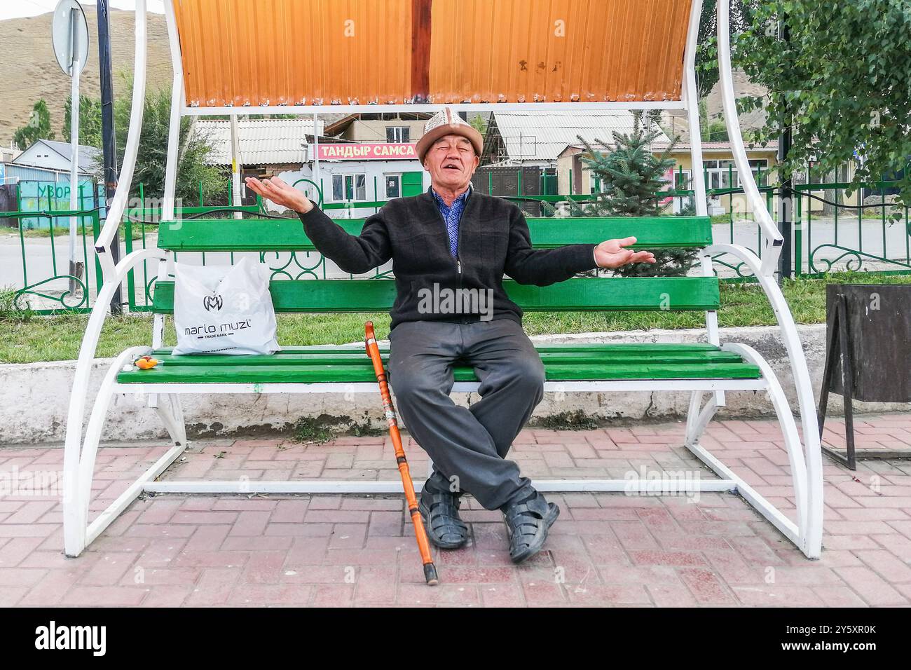 Kyrgyzstan, Naryn, daily life Stock Photo - Alamy
