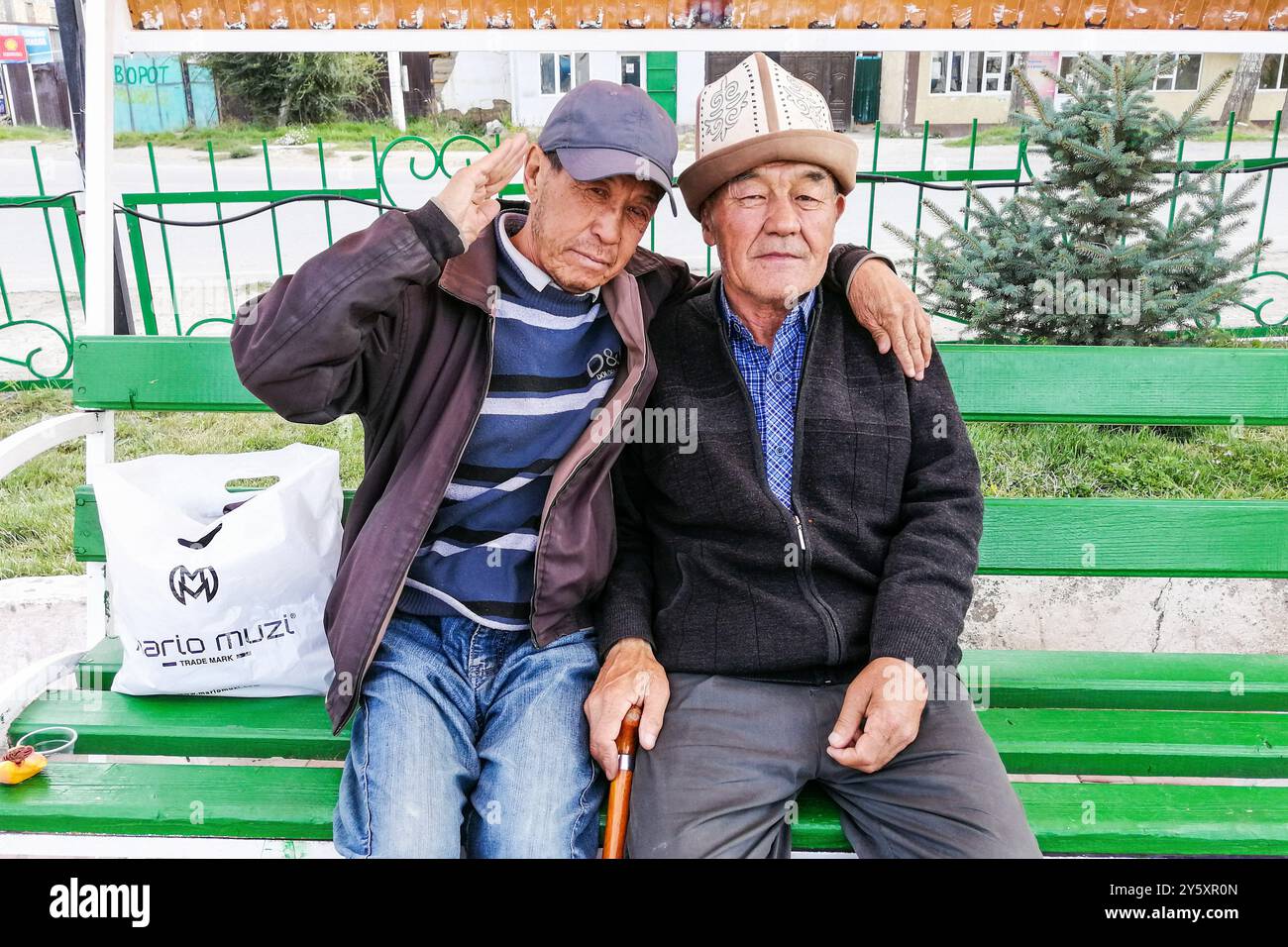 Kyrgyzstan, Naryn, daily life Stock Photo - Alamy