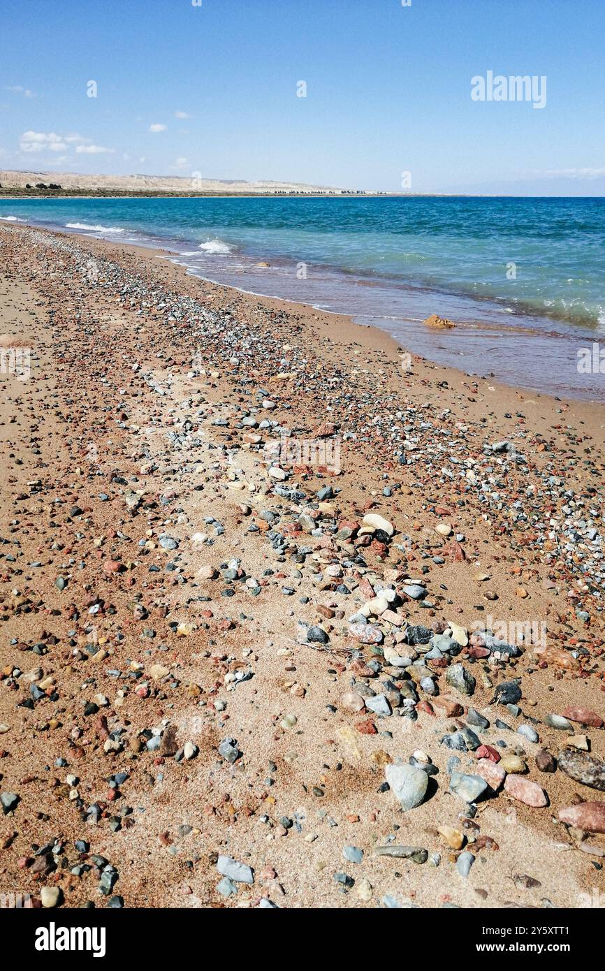 Kyrgyzstan, Issyk Kul lake Stock Photo - Alamy