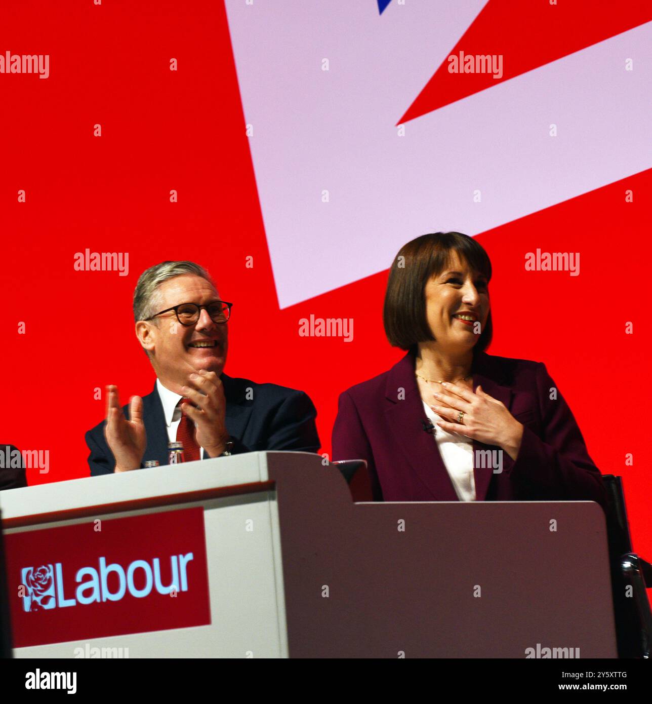 Rachel Reeves, Chancellor of the Exchequer and Sir Keir Starmer. Labour ...