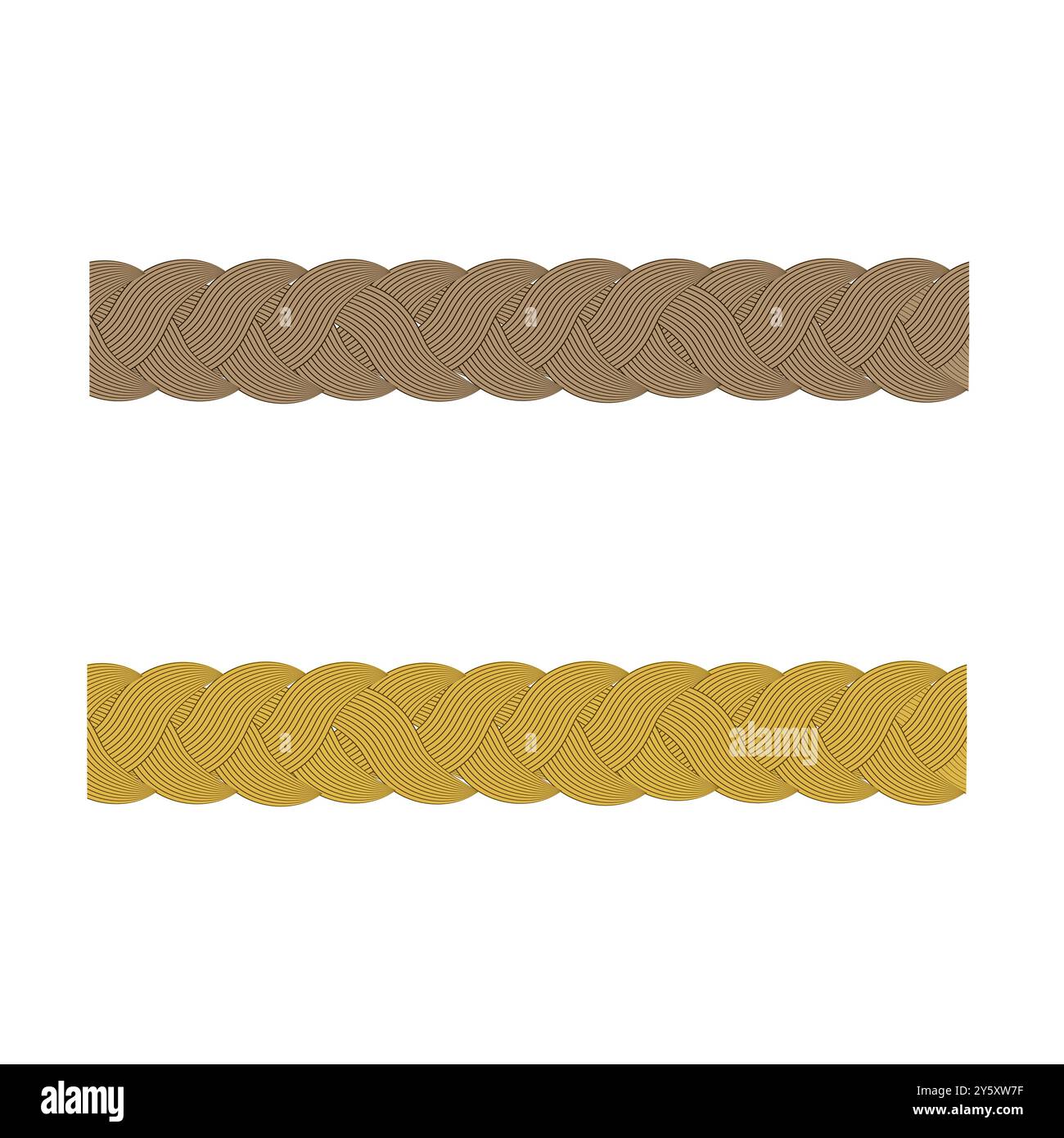 Vector Braid icon clipart avatar. Braided curve hair. Cartoon art ...