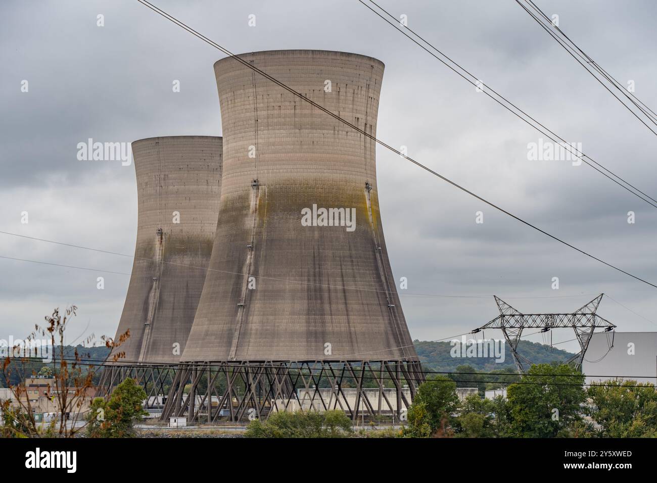 Middletown, Pa – September 21, 2024: Three Mile Island Nuclear Plant ...