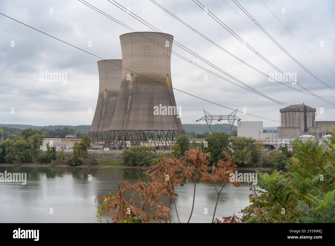 Middletown, Pa – September 21, 2024: Three Mile Island Nuclear Plant ...