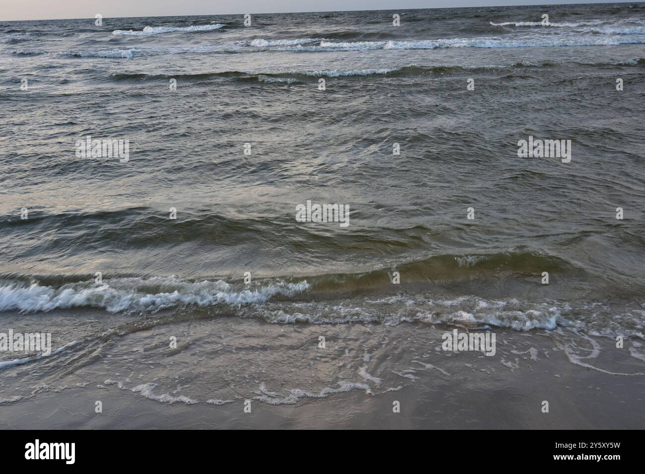 Baltic Sea beach in Jantar Stock Photo - Alamy