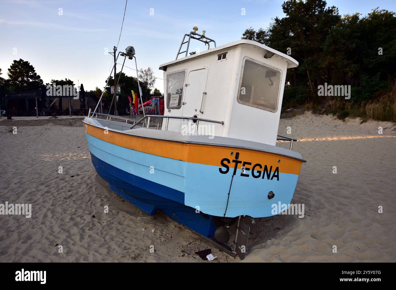 Baltic Sea beach in Jantar Stock Photo - Alamy