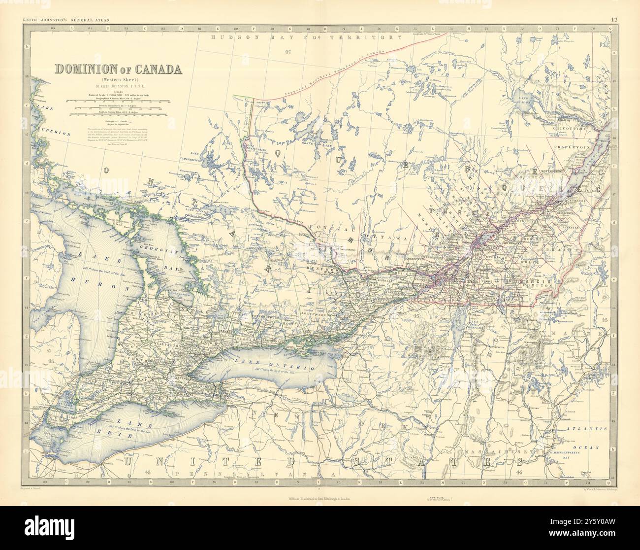 Ontario map hi-res stock photography and images - Alamy