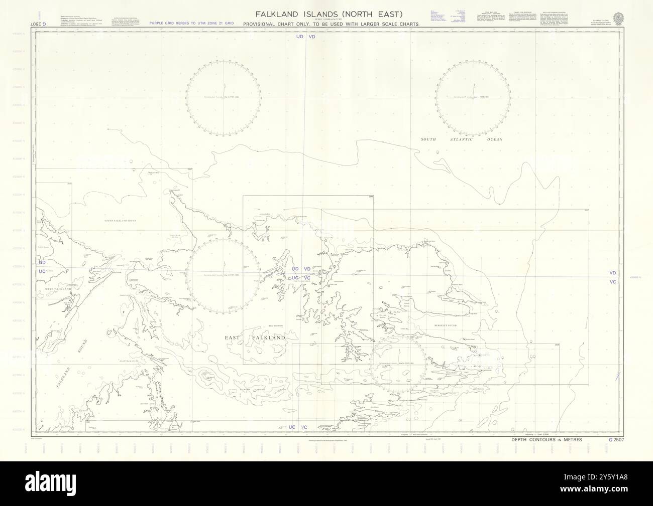 Falklands war map hi-res stock photography and images - Alamy