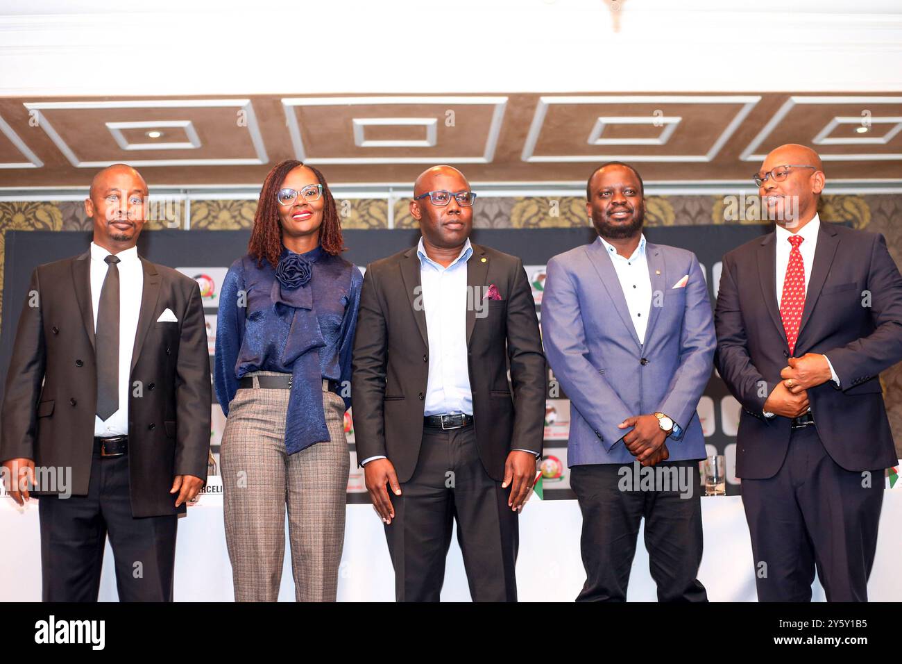 NAIROBI, KENYA - SEPTEMBER 23: Football Kenya Federation (FKF) Members of the Electoral Board ...