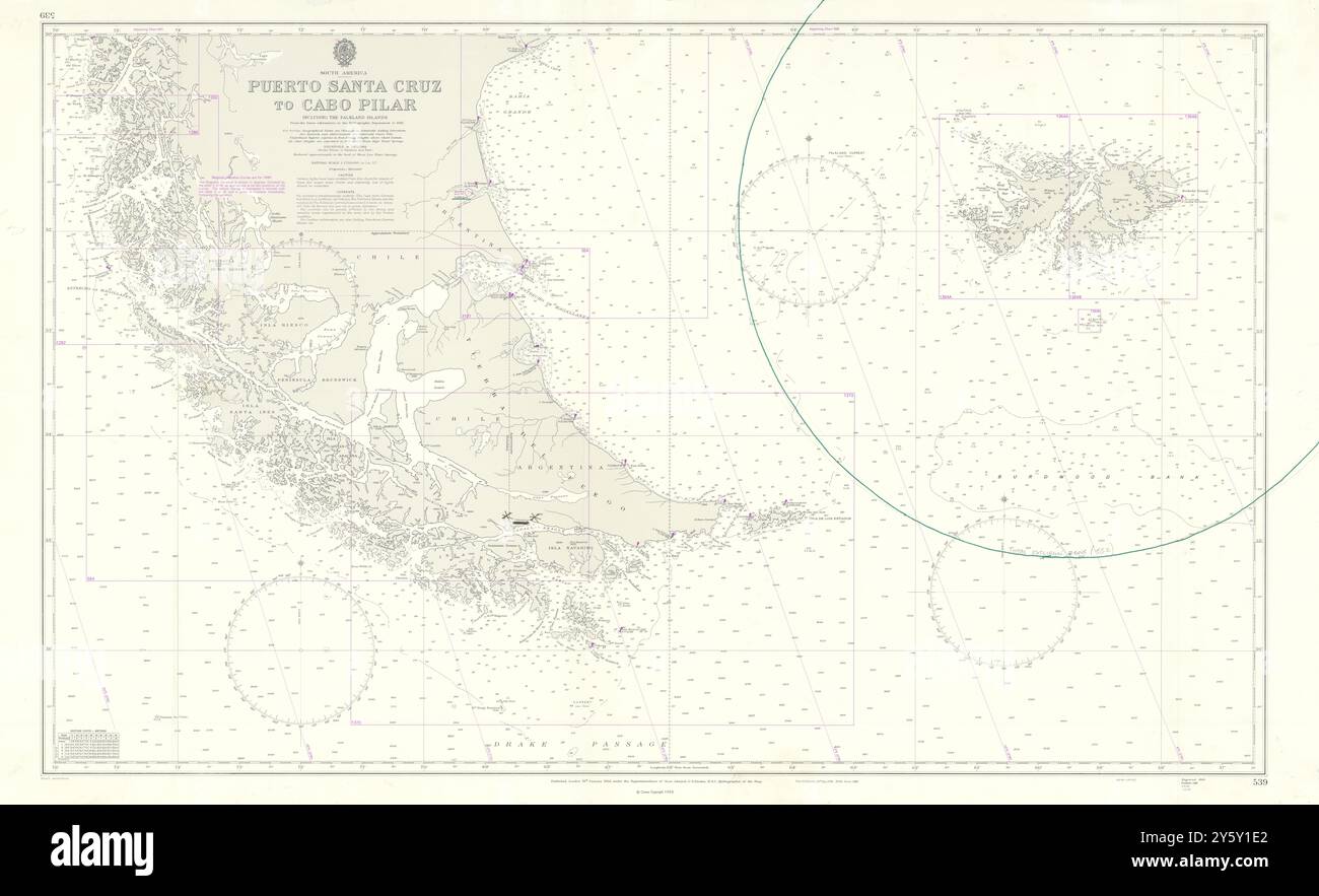 Falklands 1982 map hi-res stock photography and images - Alamy