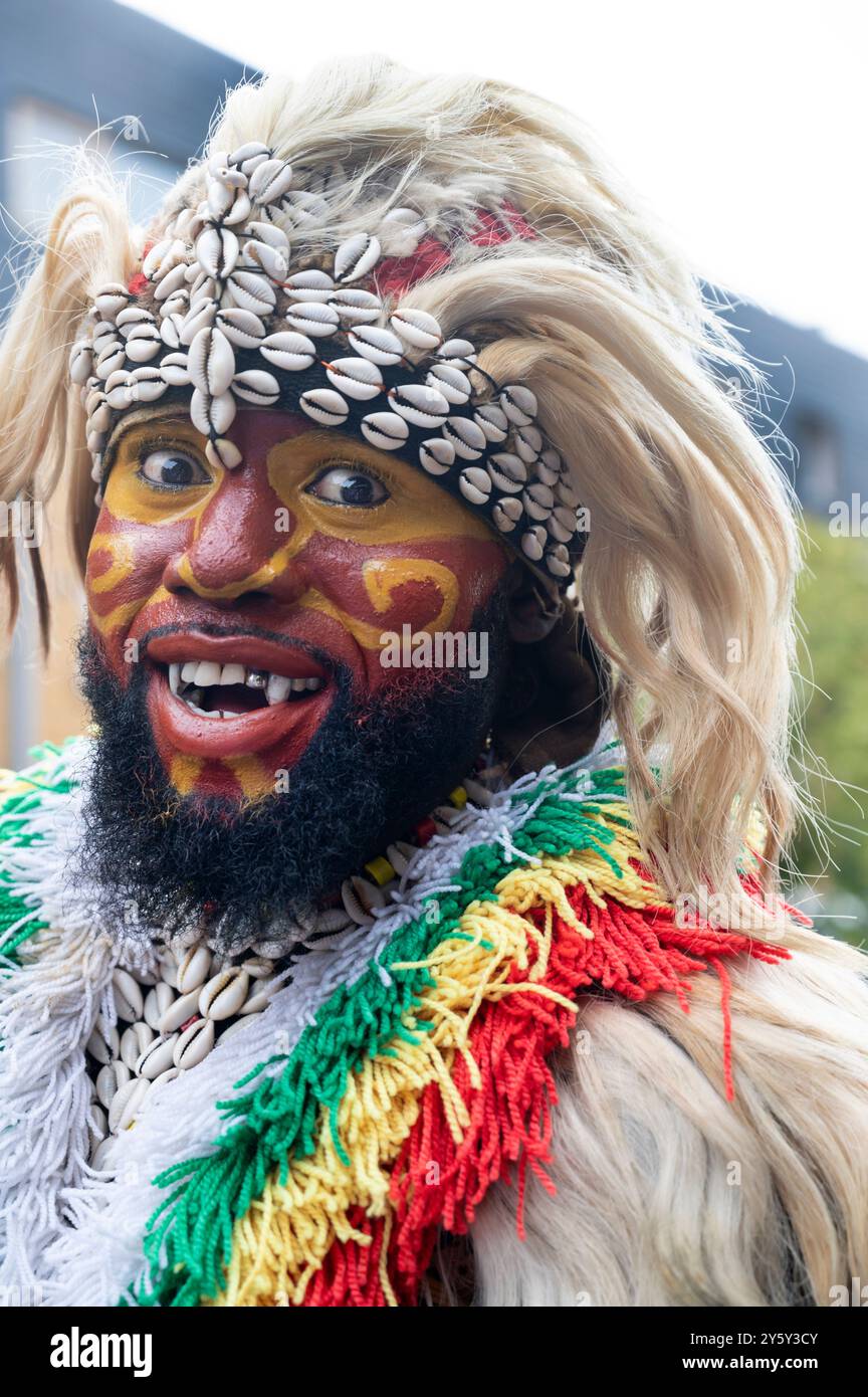 September 22nd 2024 Hackney Carnival. Lion costume Stock Photo - Alamy