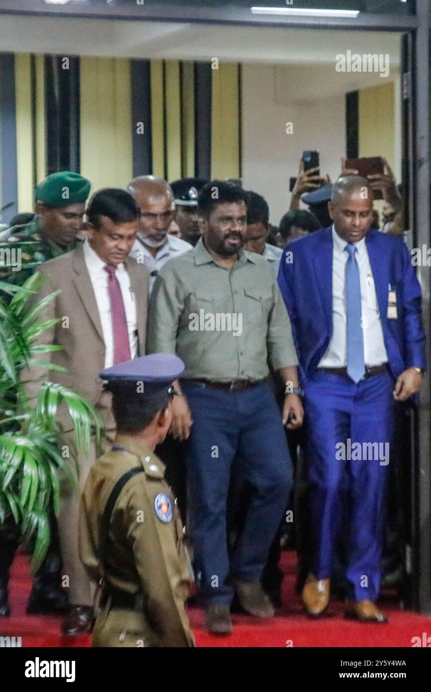 Colombo, Sri Lanka. 22nd Sep, 2024. Anura Kumara Dissanayake, Sri Lanka ...