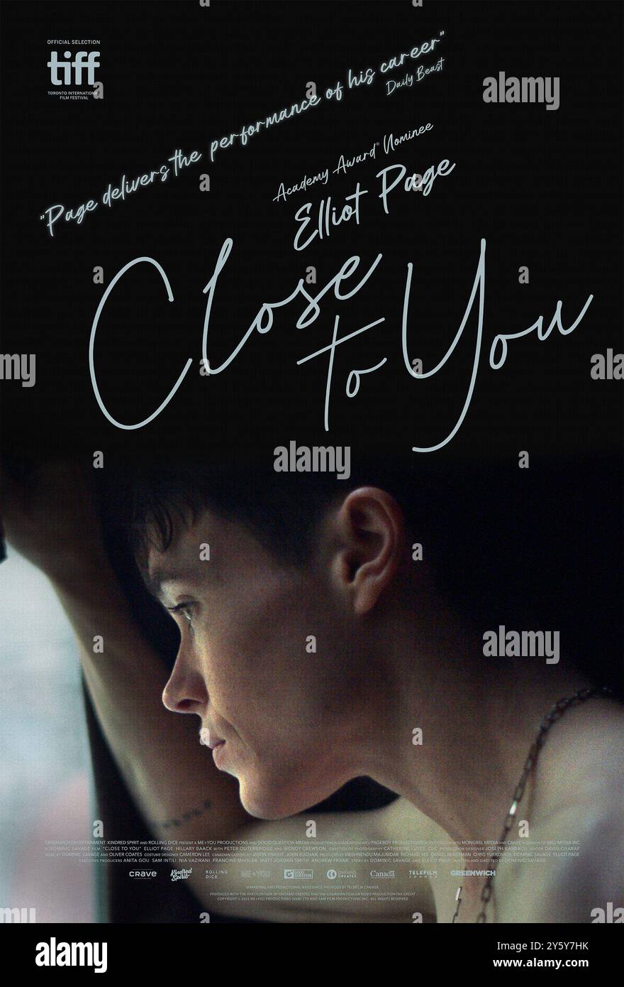 Close to You movie poster Elliot Page Stock Photo - Alamy