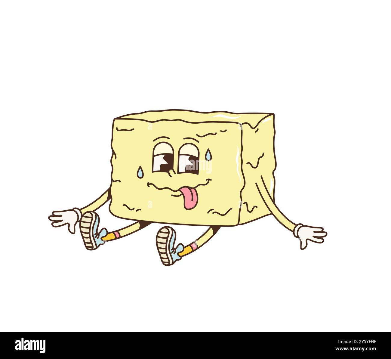 Melted buttery spread Stock Vector Images - Alamy