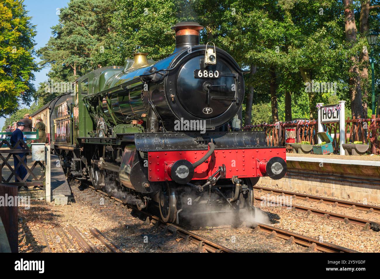 Holt, Norfolk, UK - SEPTEMBER 21 2024: Front view of vintage 6880 ...
