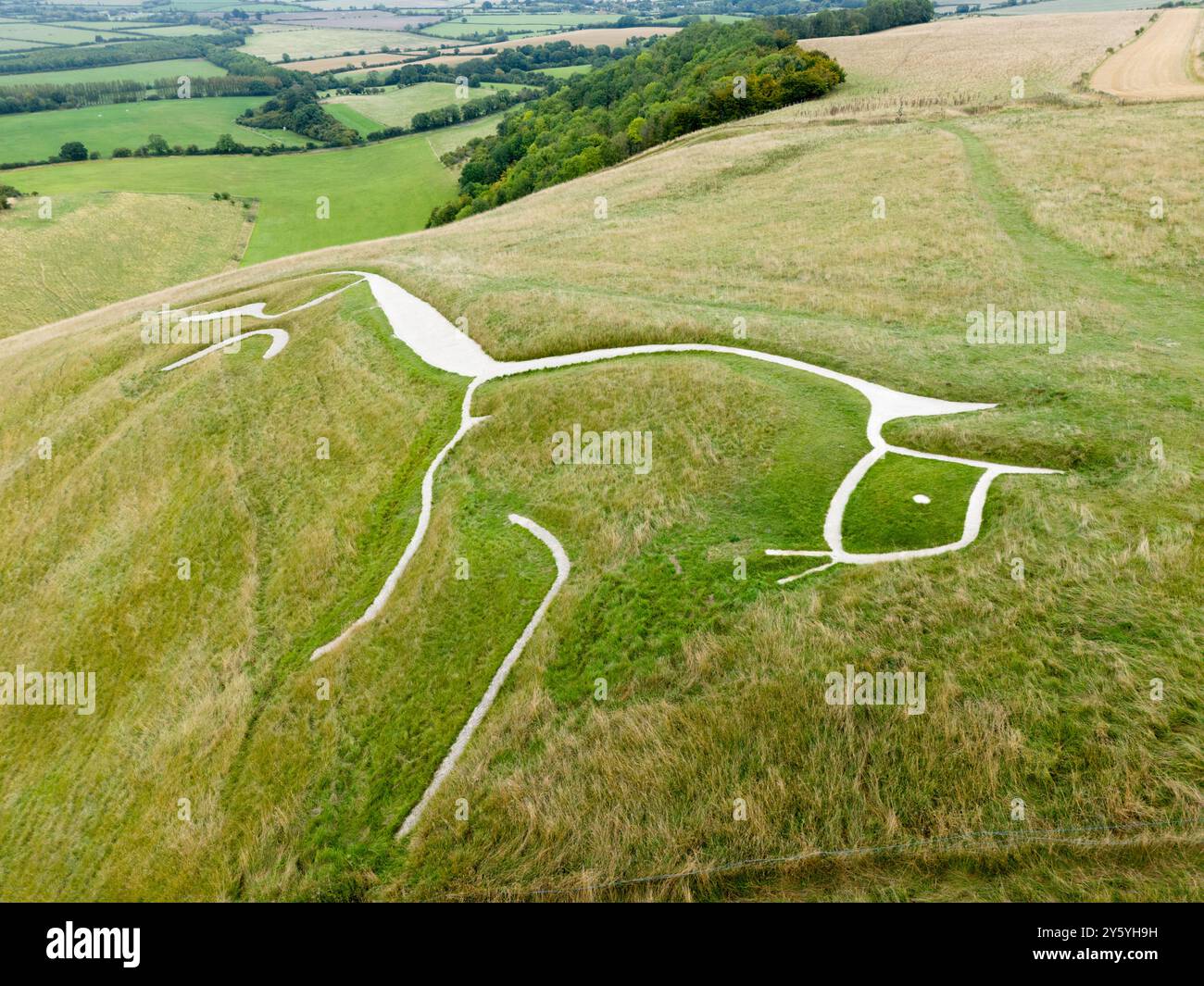 Uffington White Horse. Oxfordshire, UK Stock Photo - Alamy