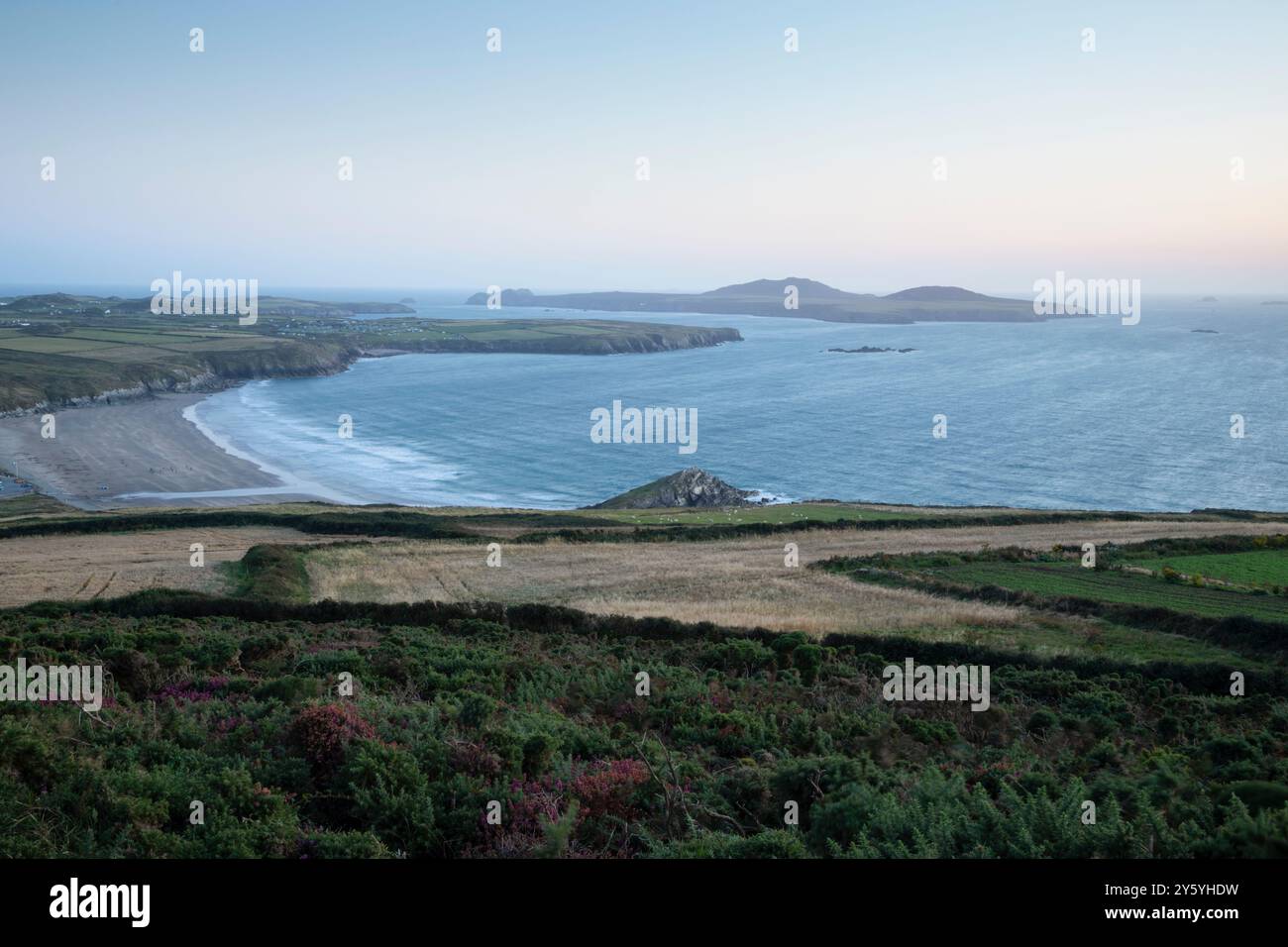 Whitesands bay and Ramsey Island. Pembrokeshire Coast National Park ...