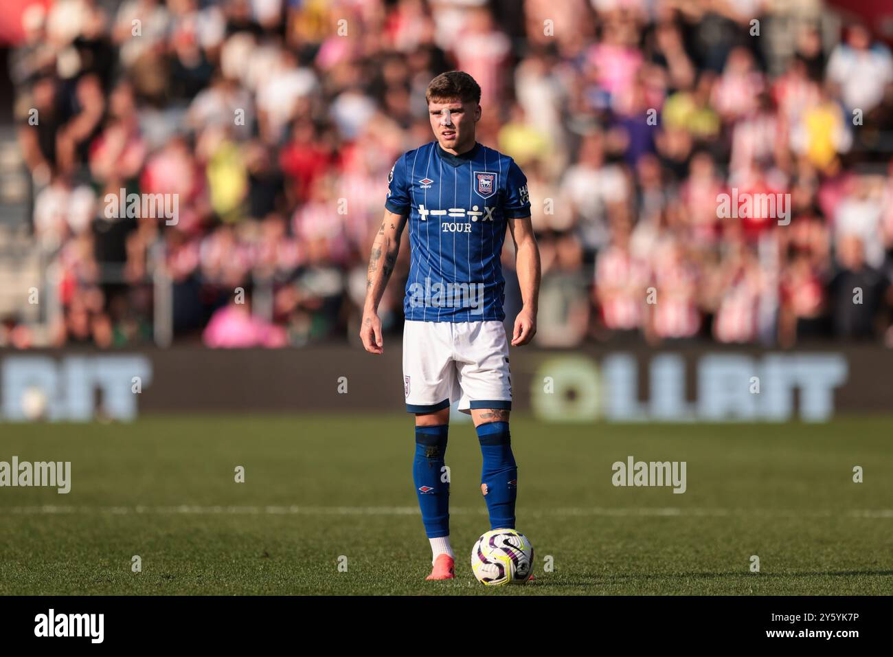 Leif Davis of Ipswich Town - Southampton v Ipswich Town, Premier League ...