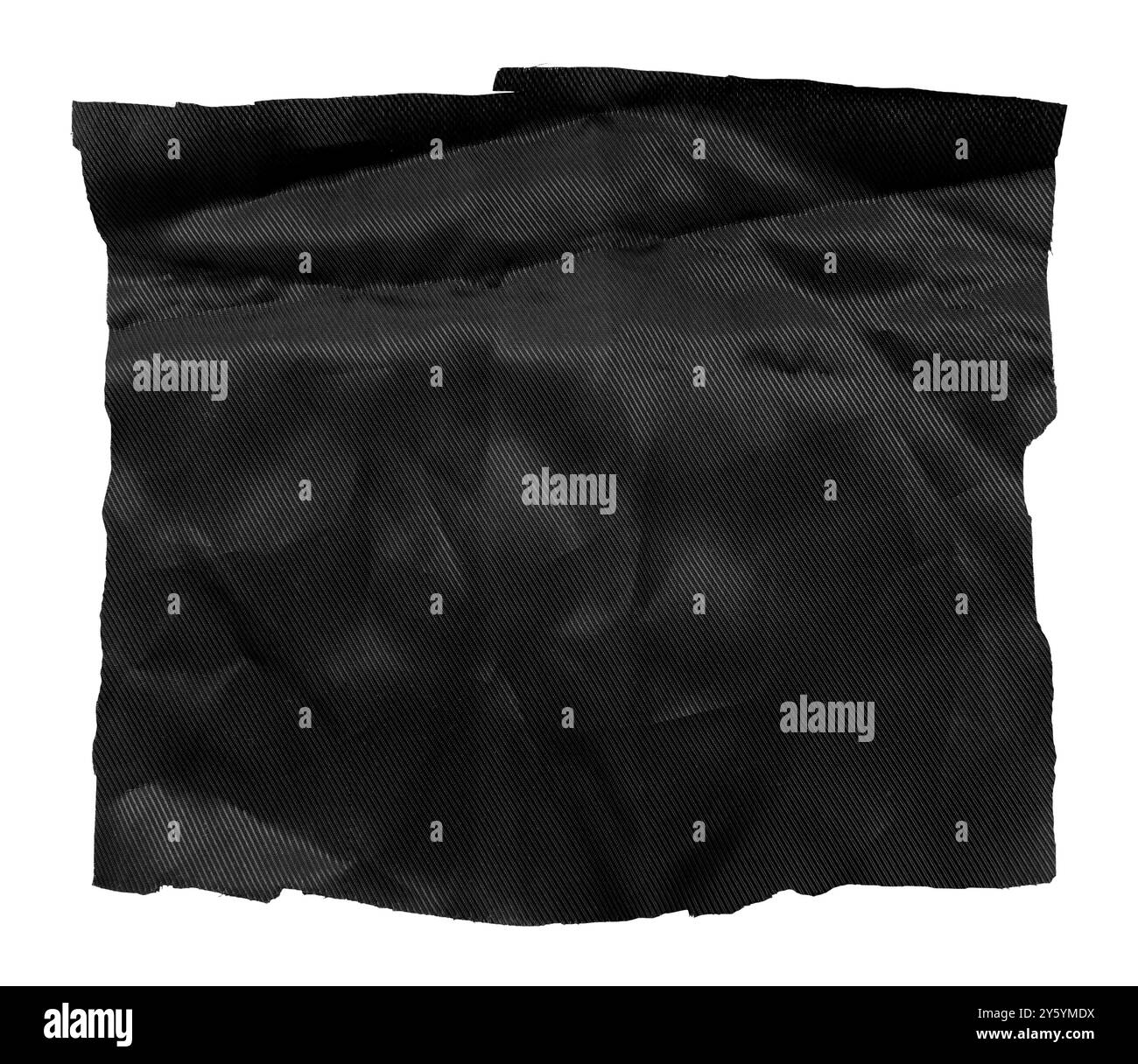Torn fabric isolated Black and White Stock Photos & Images - Alamy