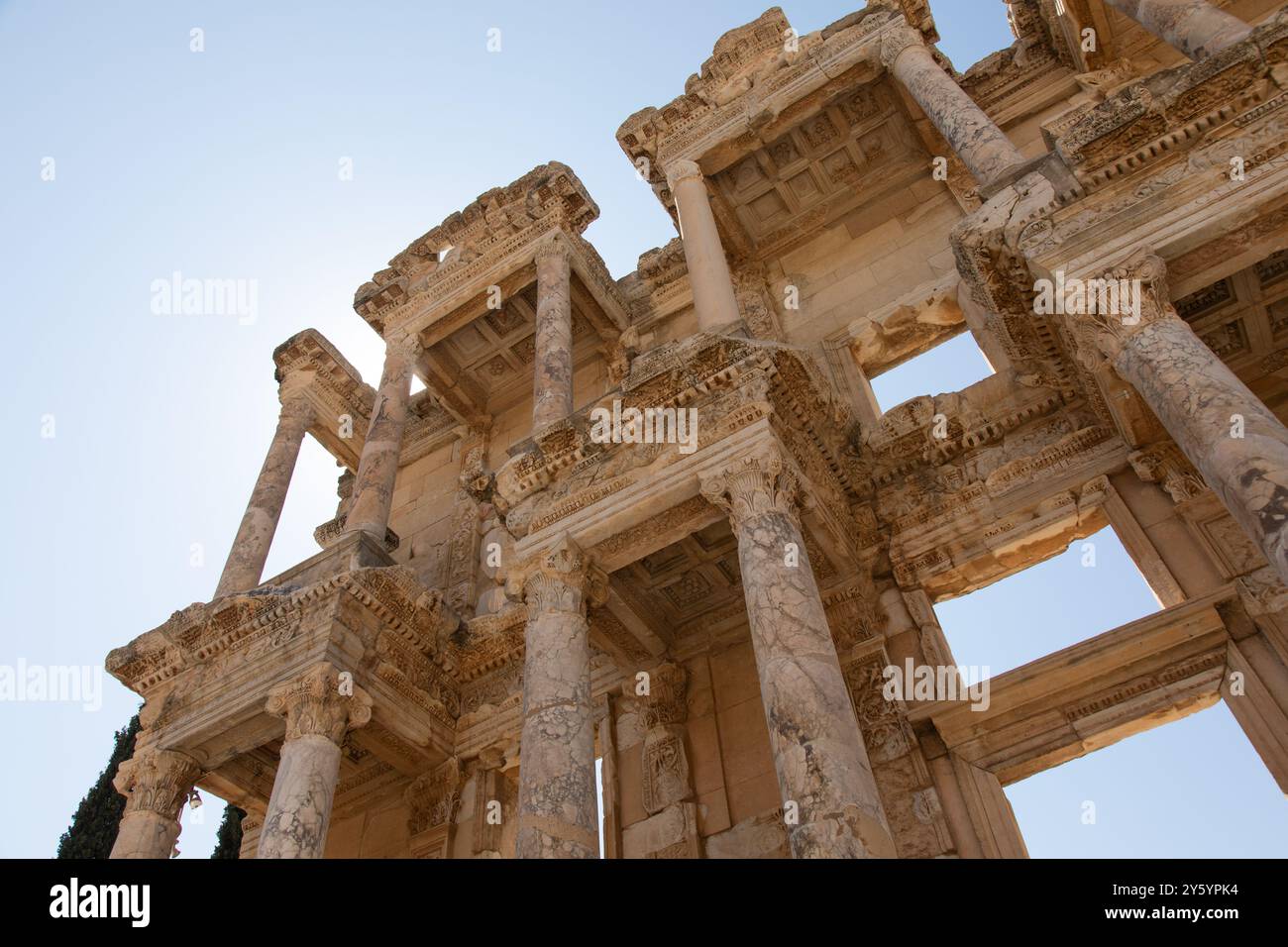 August 2024 -Ephesus, Turkey: Efeso archaeological site, the ancient ...