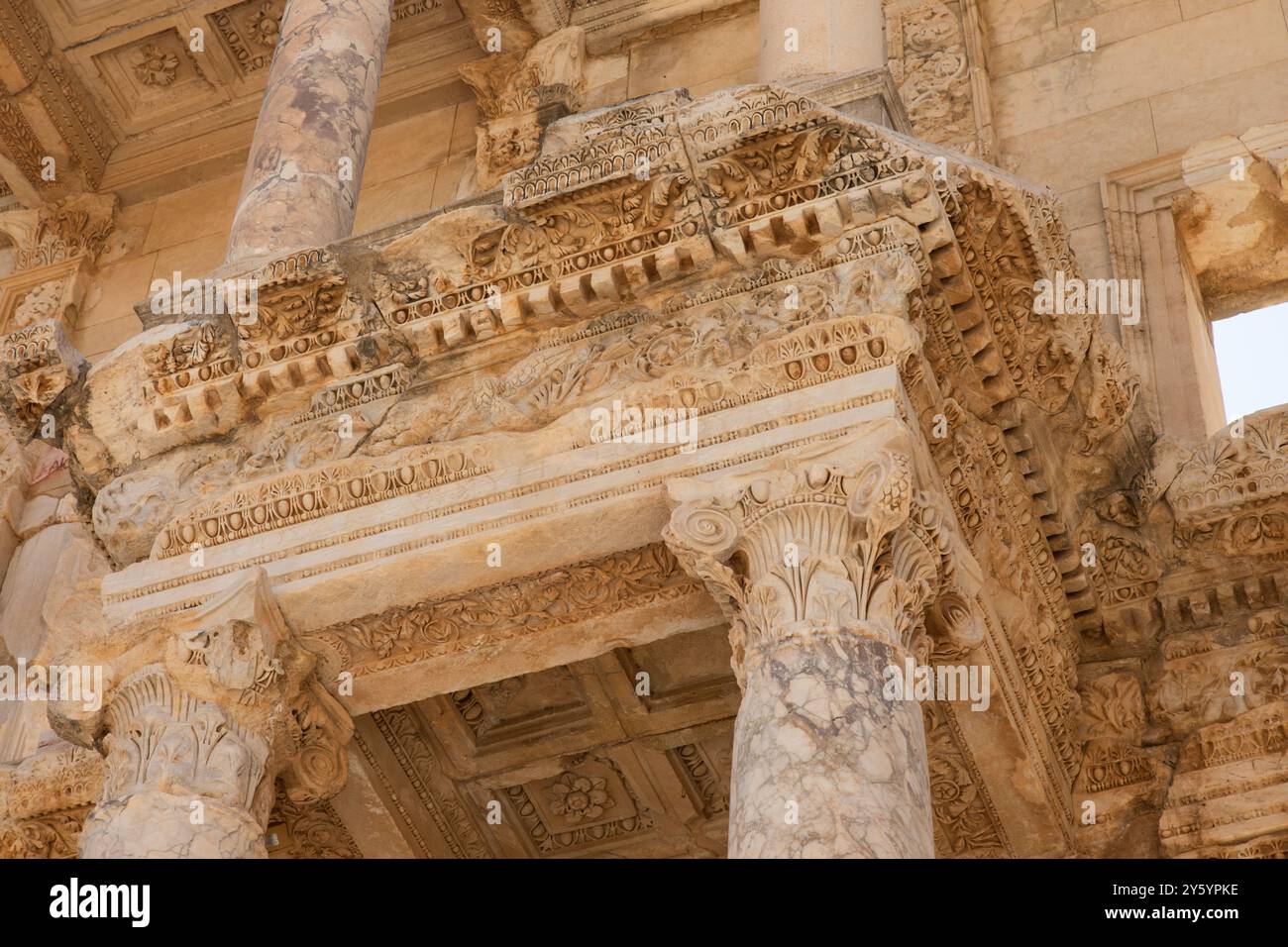 August 2024 -Ephesus, Turkey: Efeso archaeological site, the ancient ...