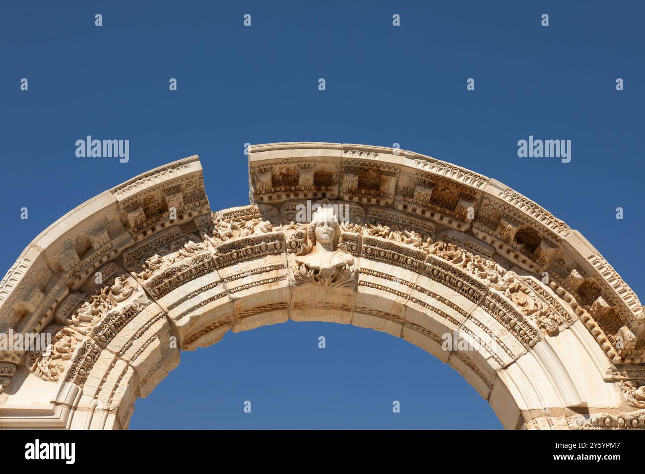 August 2024 -Ephesus, Turkey: Efeso archaeological site, the ancient ...