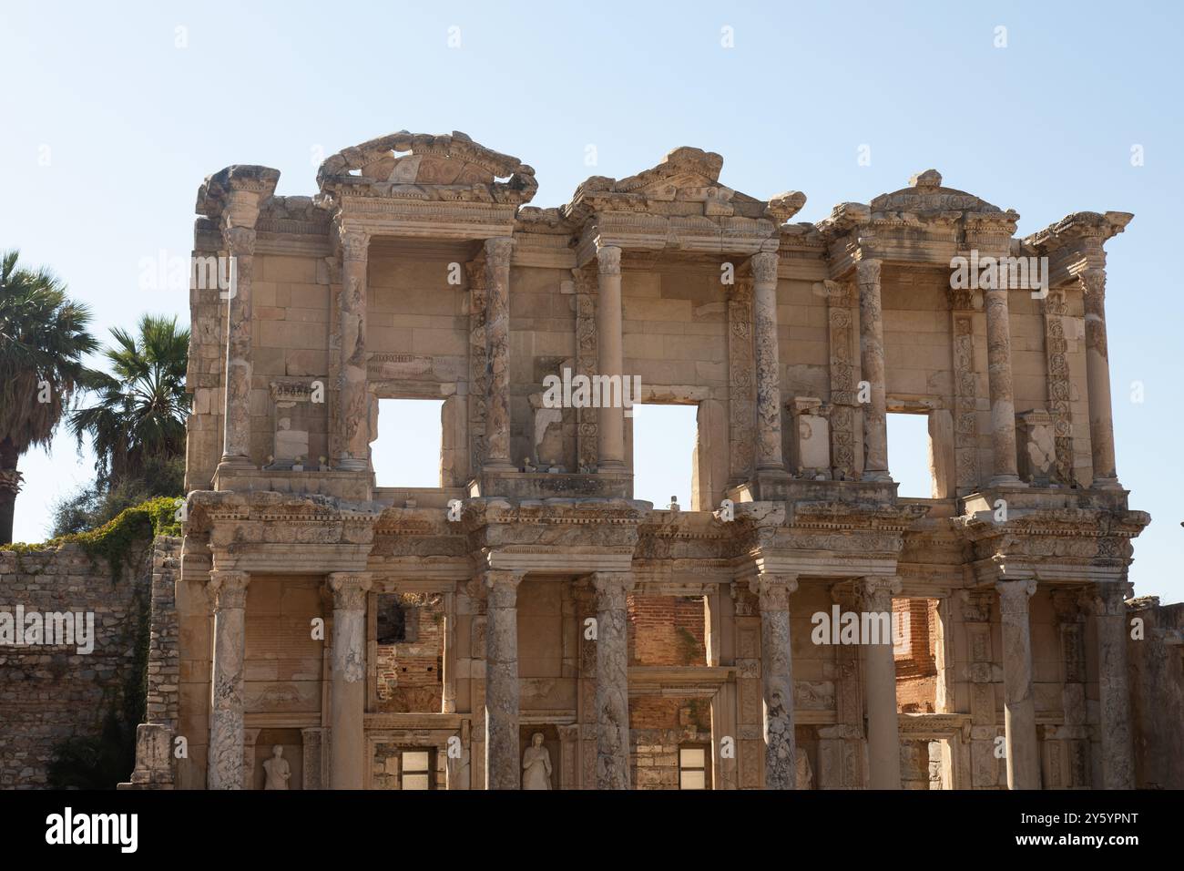 August 2024 -Ephesus, Turkey: Efeso archaeological site, the ancient ...