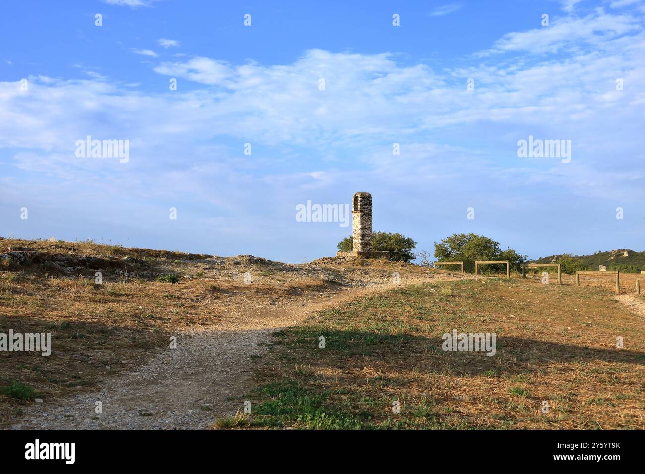 a Viewpoint in Les Angles near Avigon, Provence, France Stock Photo - Alamy