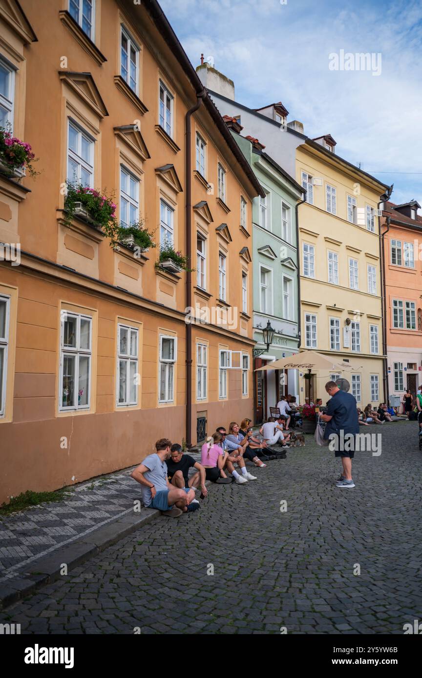 Streets of Prague Stock Photo - Alamy
