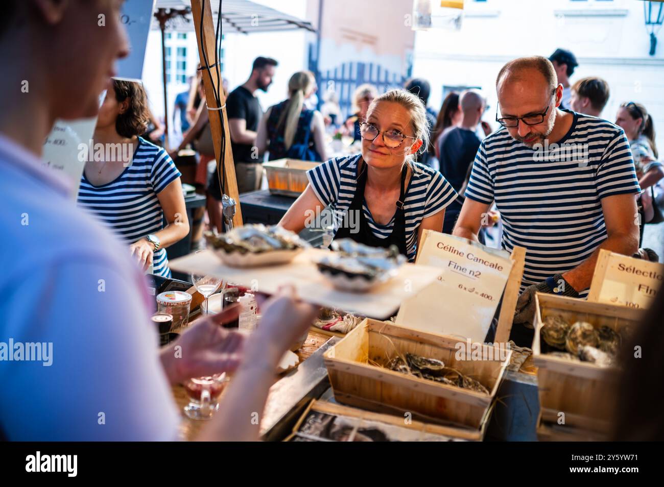 Prague traditional French Market Stock Photo - Alamy