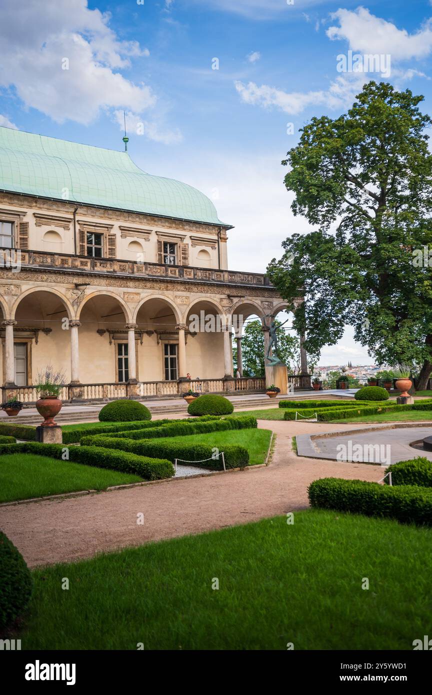 Prague castle royal garden queen annes summer palace hi-res stock ...
