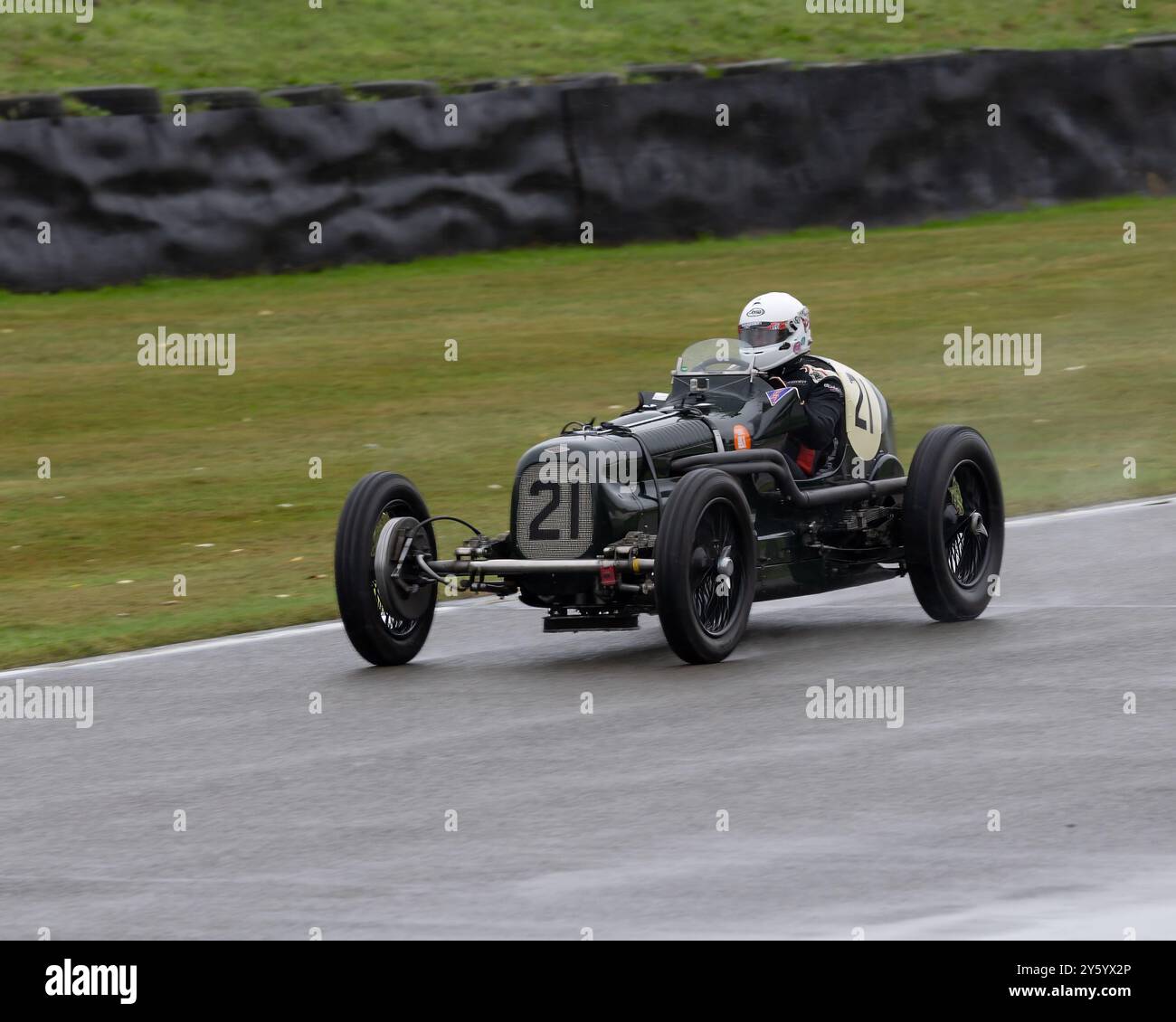 A Frazer Nash Monoposto Grand Prix racing car competes at the 2024 ...