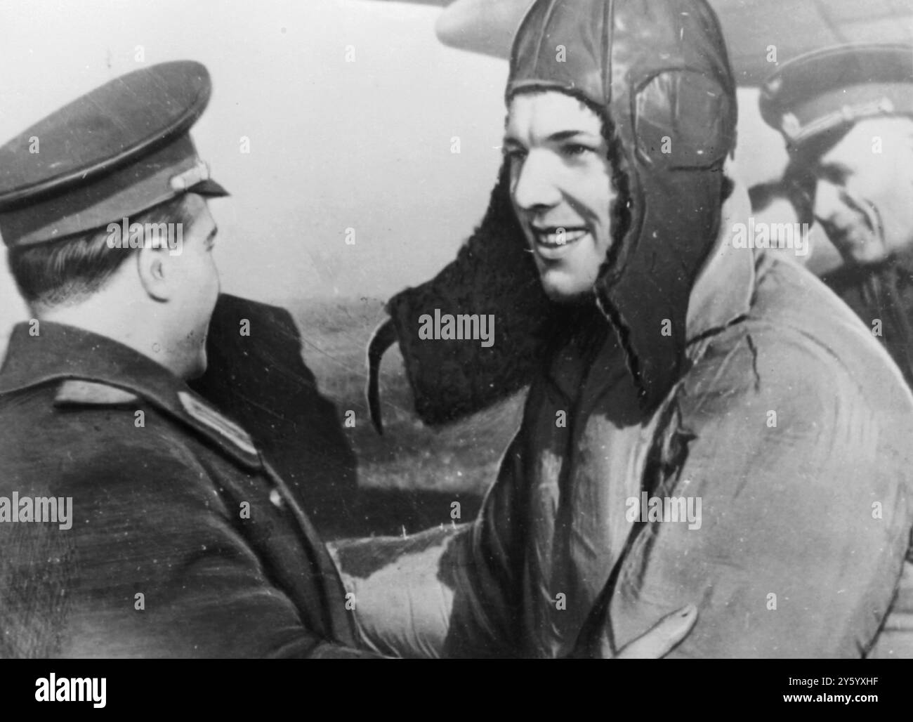 Friends pilot Black and White Stock Photos & Images - Alamy